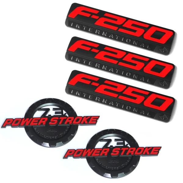 5PCS Emblem Badge Set for 1999–2003 F-250 7.3L Power Stroke ...